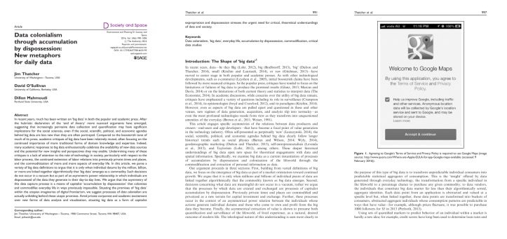 Data Colonialism Through Accumulation By Dispossession Dillon Mahmoudi